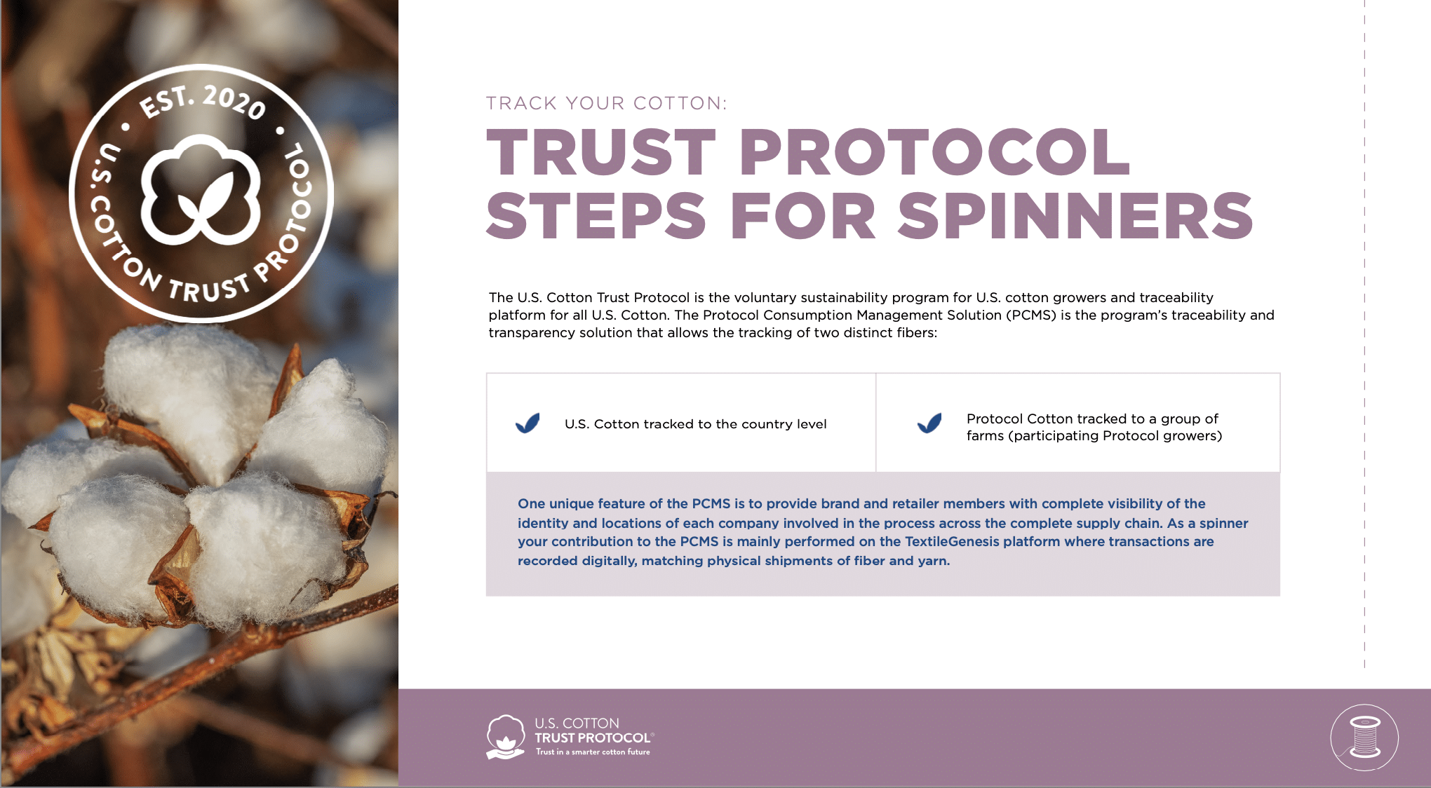 Member Benefits | Trust US Cotton Protocol